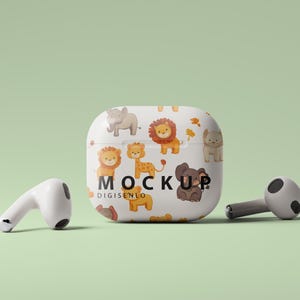 Bundle 6 AirPod Case Mockup Templates, Everyone Can Easy Edit Free ...