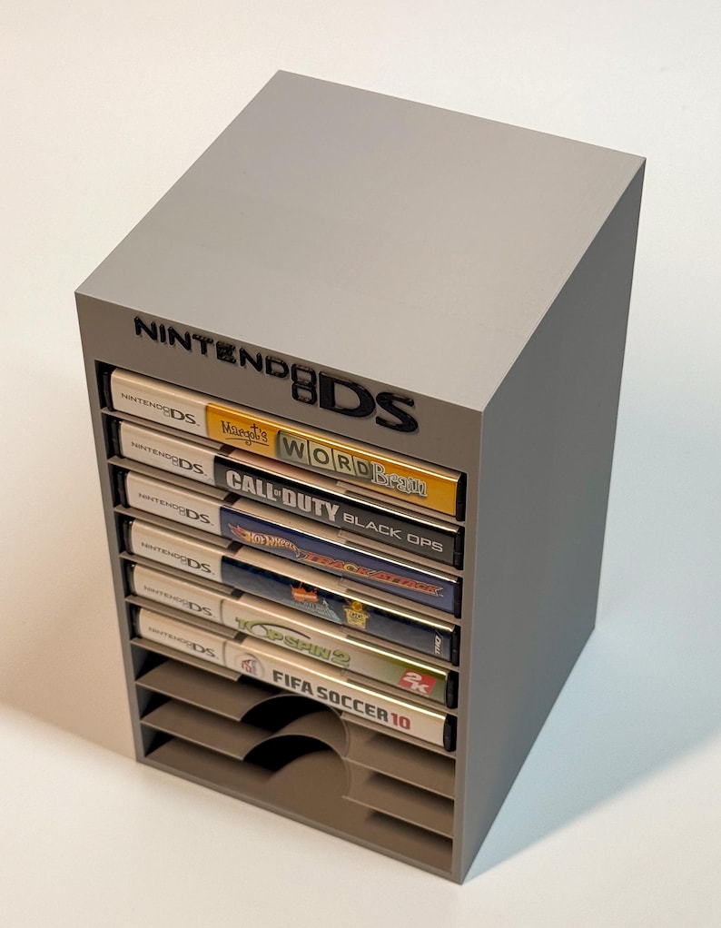 DS Game Case Storage: 3D Printed, Holds 9 Games, Custom Color - Etsy