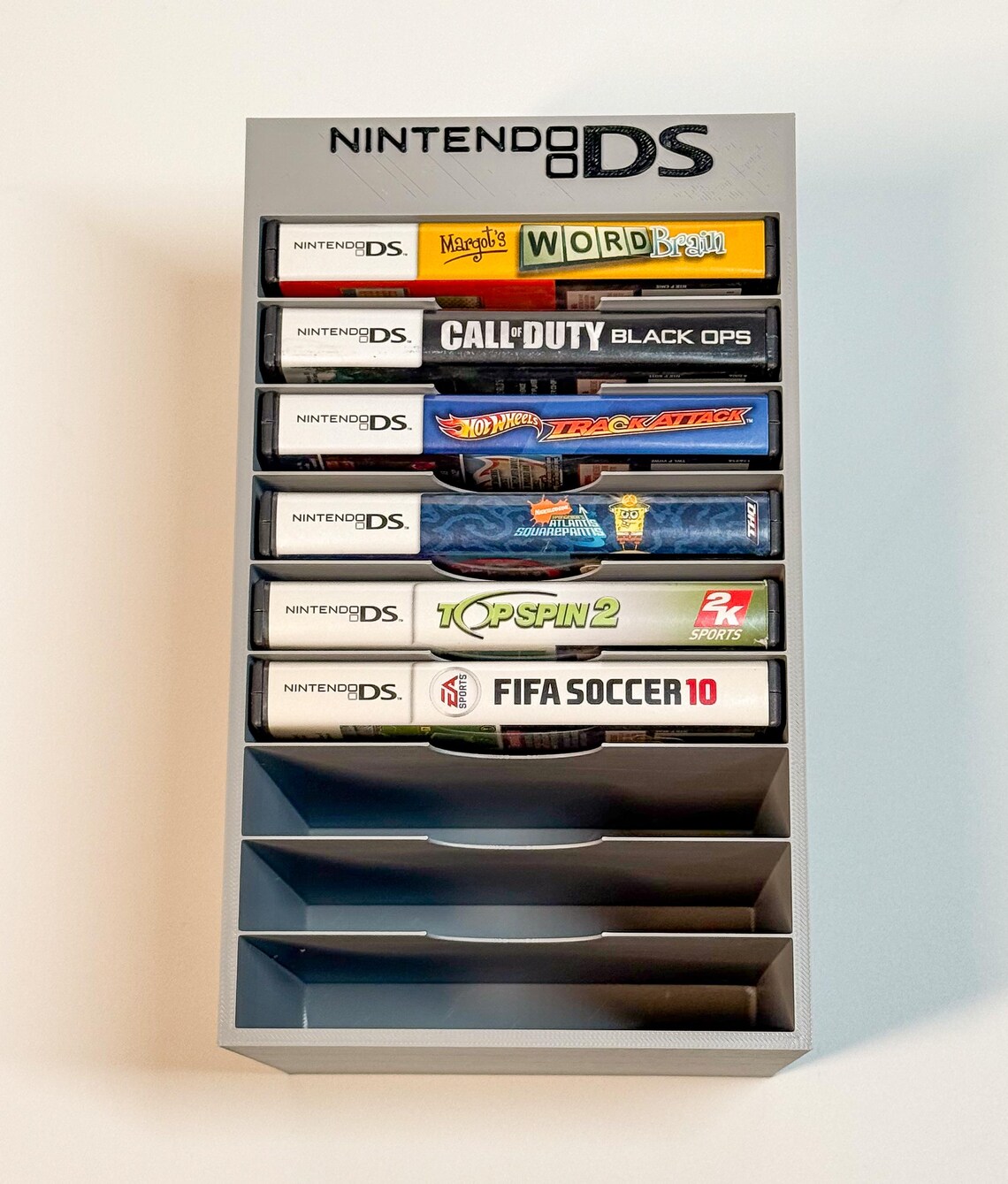 DS Game Case Storage: 3D Printed, Holds 9 Games, Custom Color - Etsy