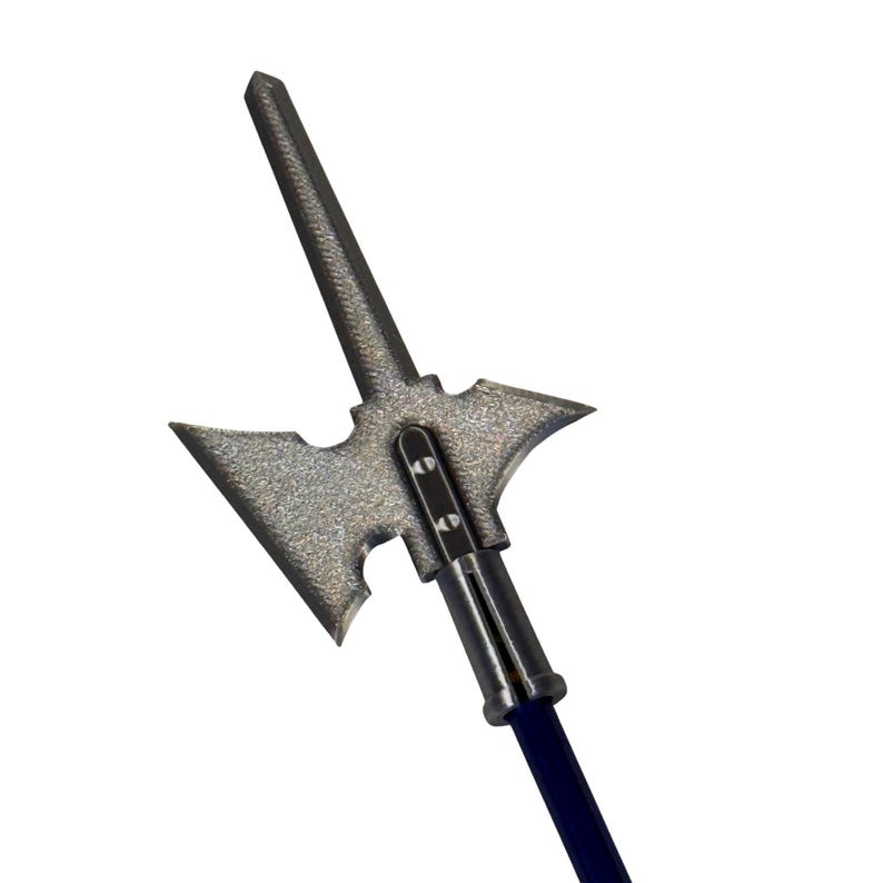 Pencil Polearm Toppers: Halberd, Poleaxe, Double Axe, Partisan, Trident ...