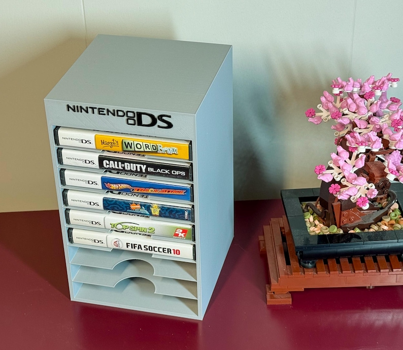 DS Game Case Storage: 3D Printed, Holds 9 Games, Custom Color - Etsy