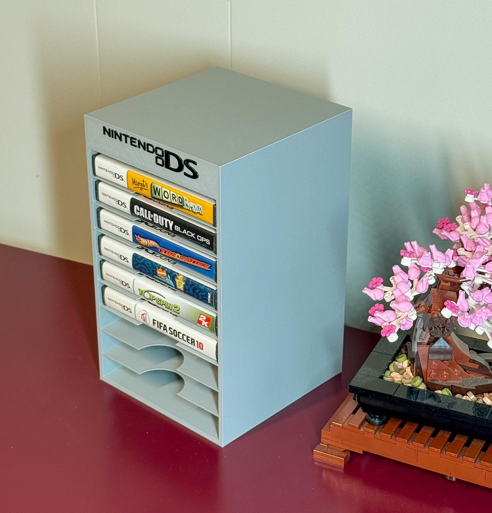 DS Game Case Storage: 3D Printed, Holds 9 Games, Custom Color - Etsy