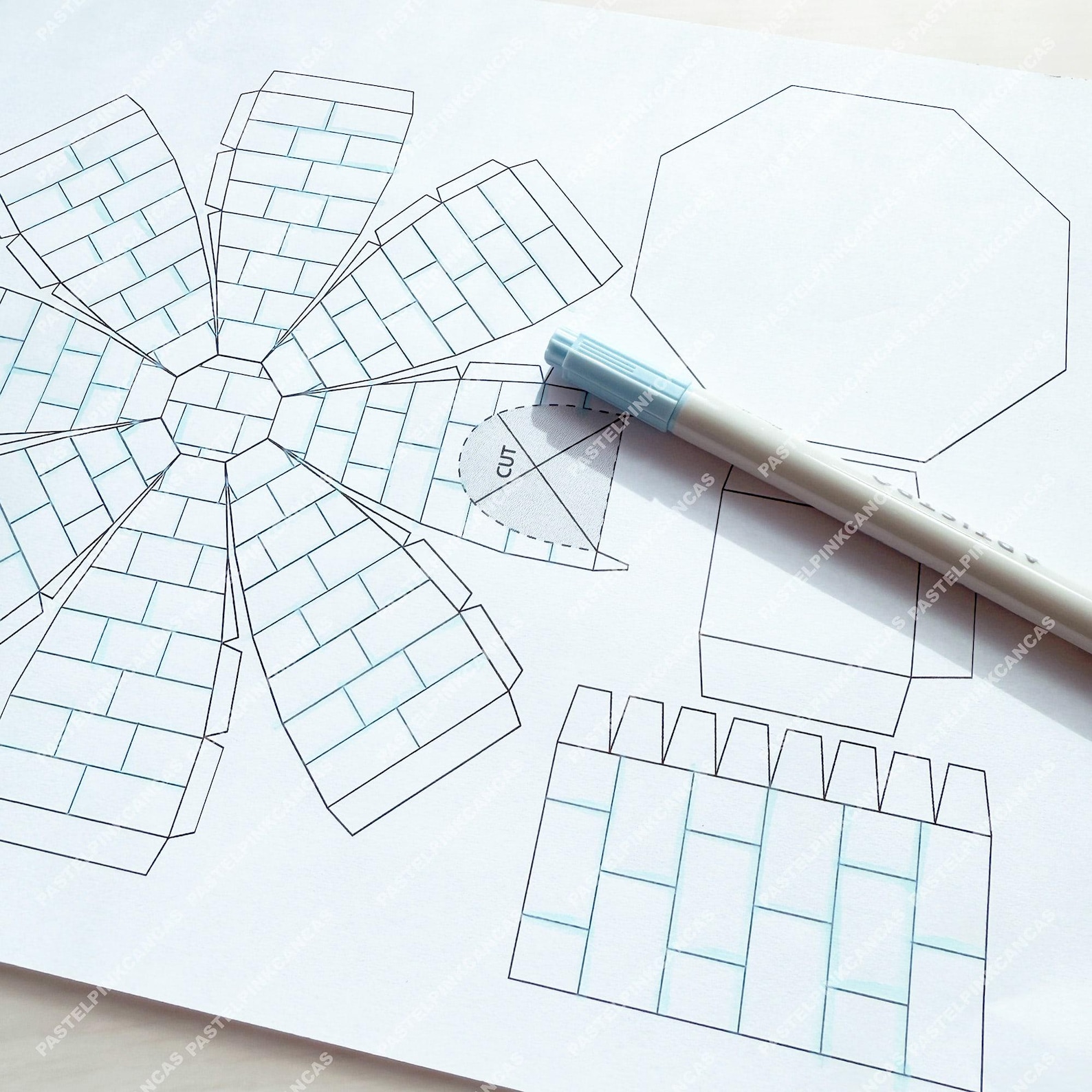 DIY Igloo Paper Craft | Printable Coloring (digital Download) - Etsy