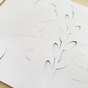 Coloring Paper Flower DIY Kit | Bouquet or Vase, No Scissors - Etsy