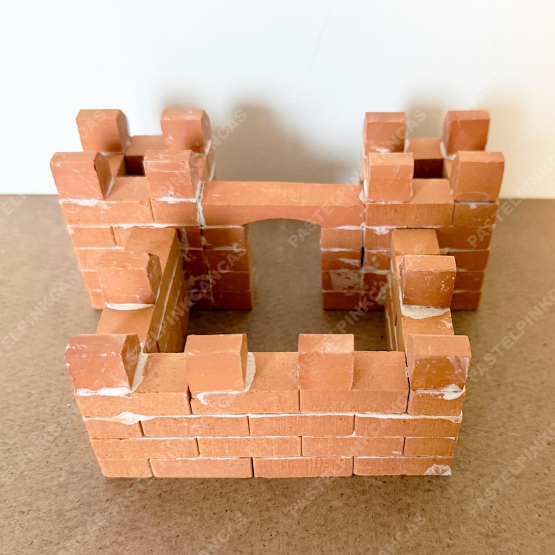 Real Mini Brick Castle DIY Kit | Reusable Bricks | DIY Medieval ...
