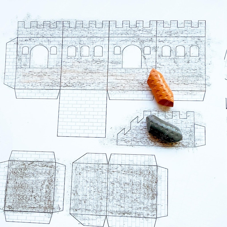 World Landmarks Paper Craft Set | 3D Models (digital Download) - Etsy