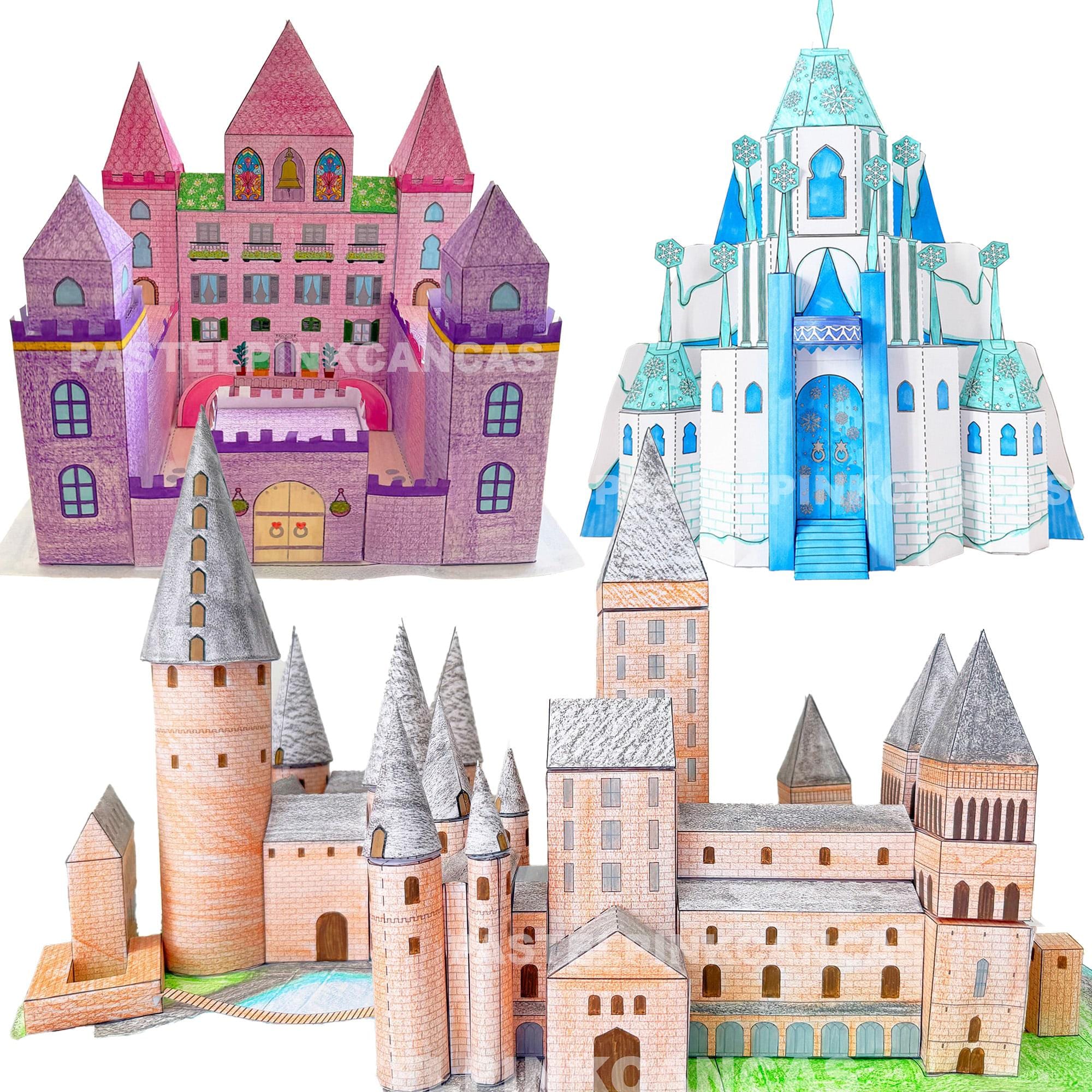 Printable Castle Bundle | DIY Paper Craft Activity (digital Download ...