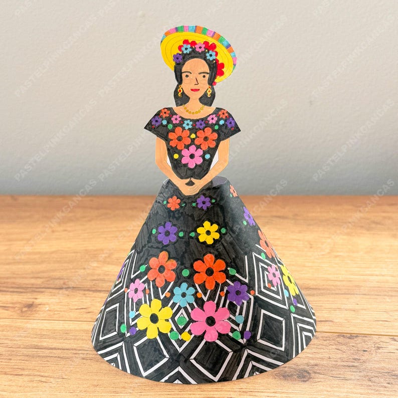 Cultural Paper Dolls Printable | International Dress Coloring Craft ...