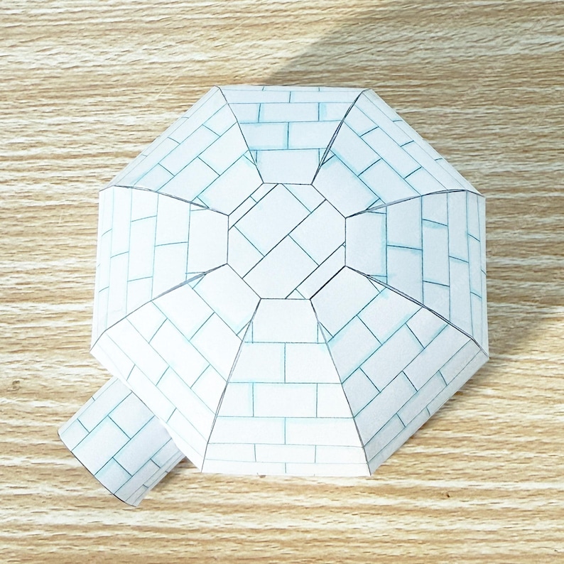 DIY Igloo Paper Craft | Printable Coloring (digital Download) - Etsy