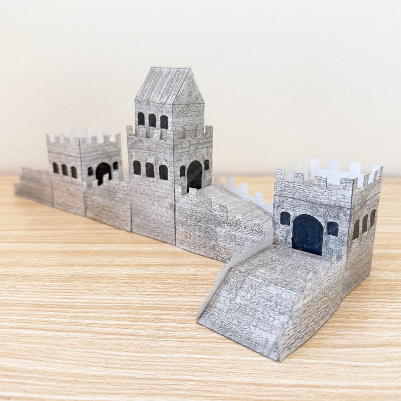 World Landmarks Paper Craft Set | 3D Models (digital Download) - Etsy