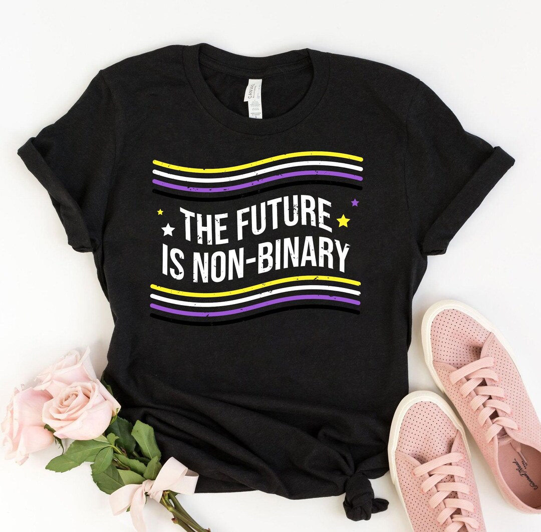 The Future is Non-binary Shirt, Gender-neutral Shirt, LGBTQ+ Pride ...