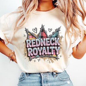 Redneck Royalty PNG for Sublimation, Glitter Barbed Wire Southern Crown ...
