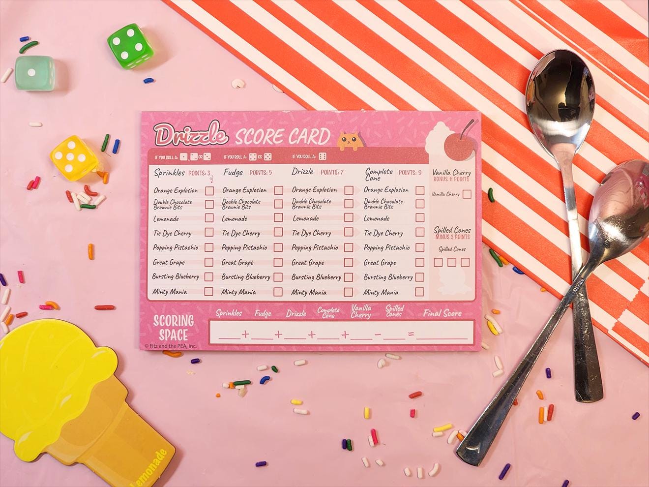 Drizzle Board Game | Family Board Game | Dice and Roll Game for Ice ...