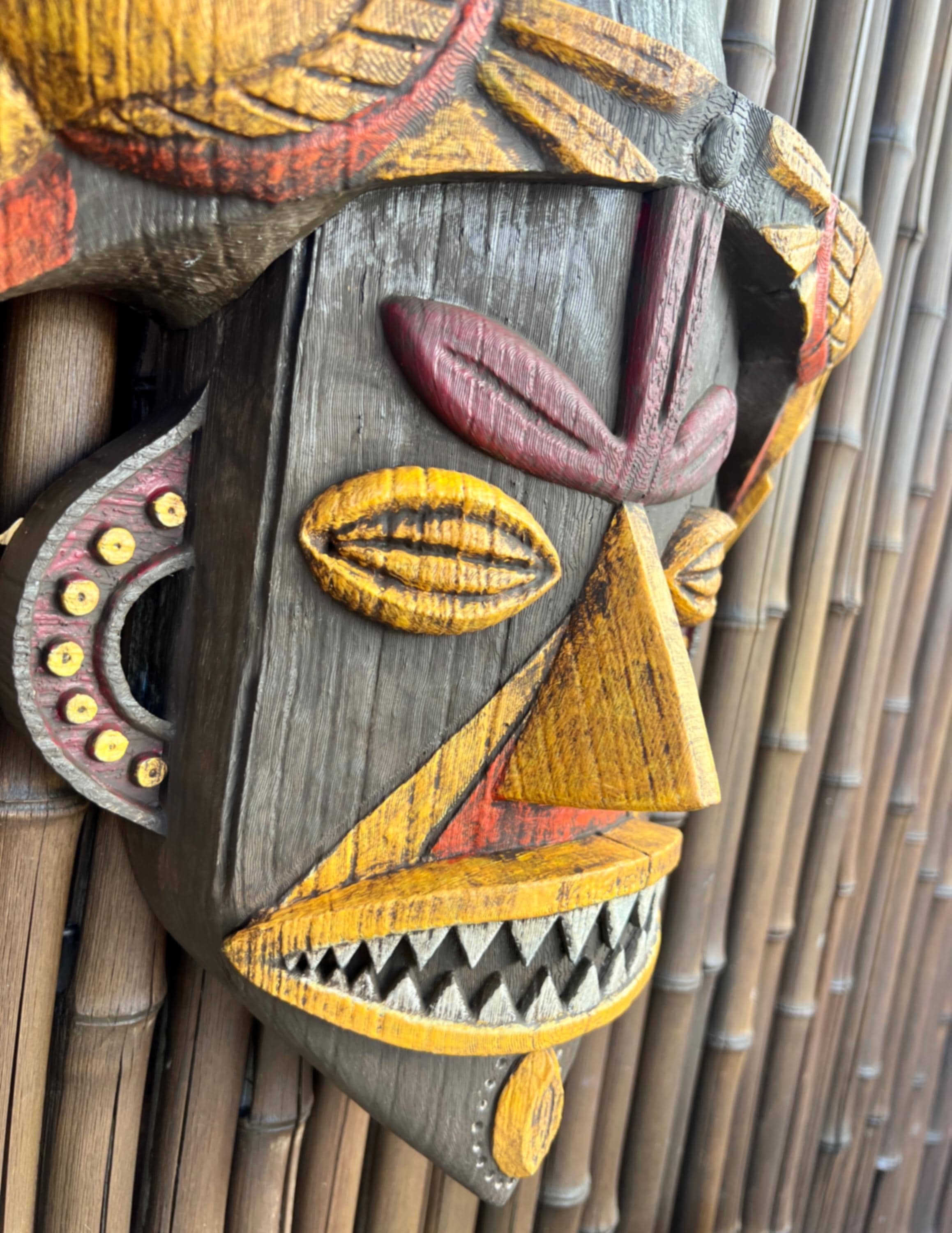 Enchanted Tiki Room Pele Mask Replica – Disneyland Prop From ...