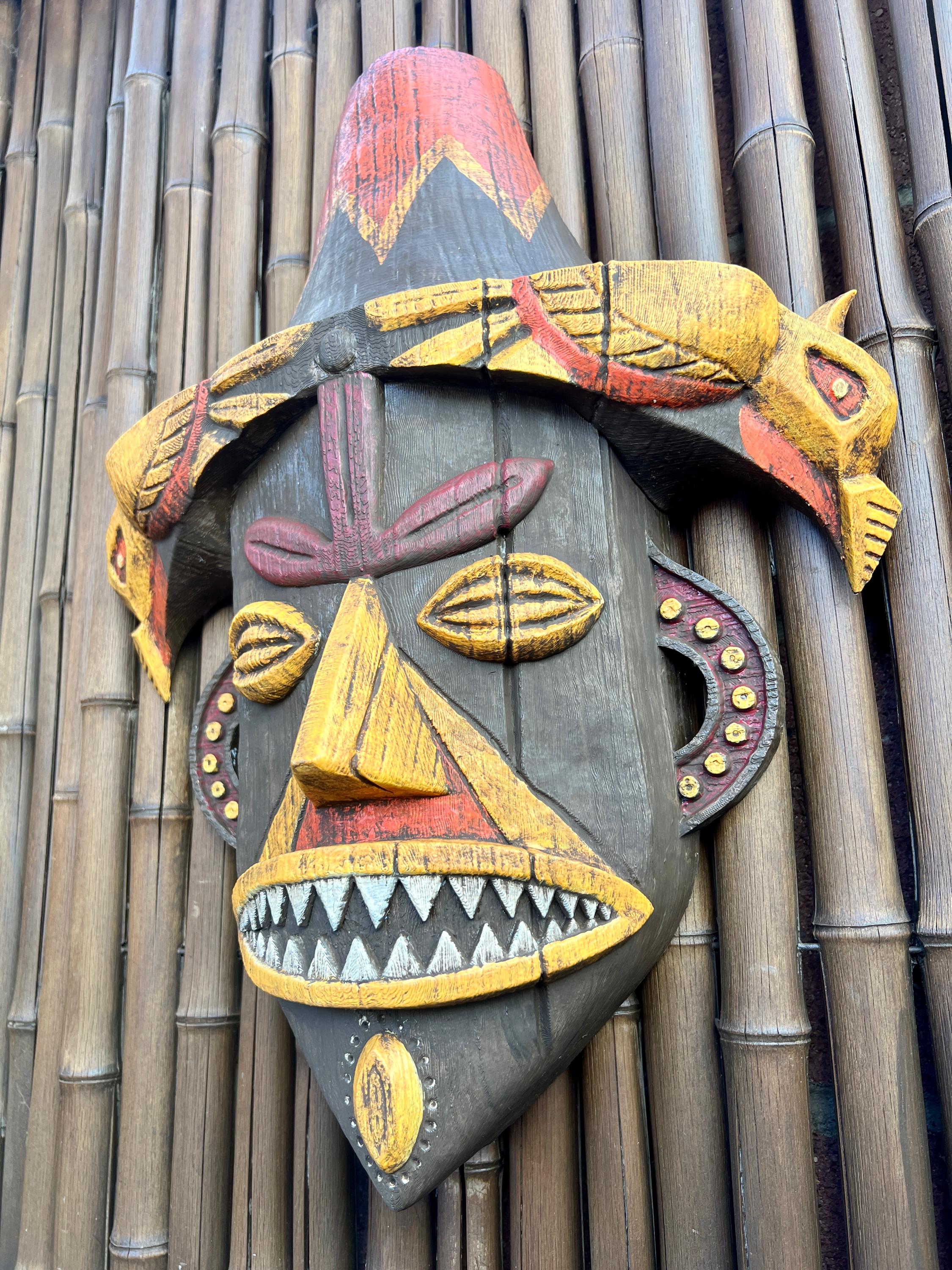 Enchanted Tiki Room Pele Mask Replica – Disneyland Prop From ...