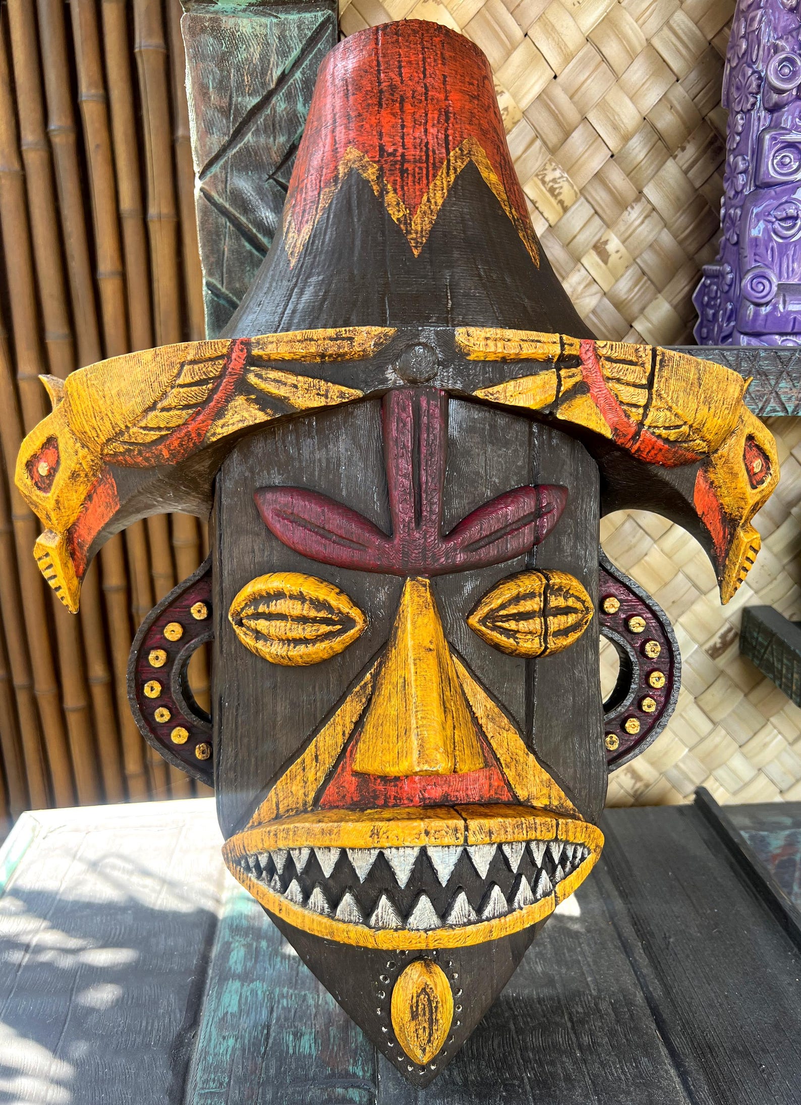 Enchanted Tiki Room Pele Mask Replica – Disneyland Prop From ...