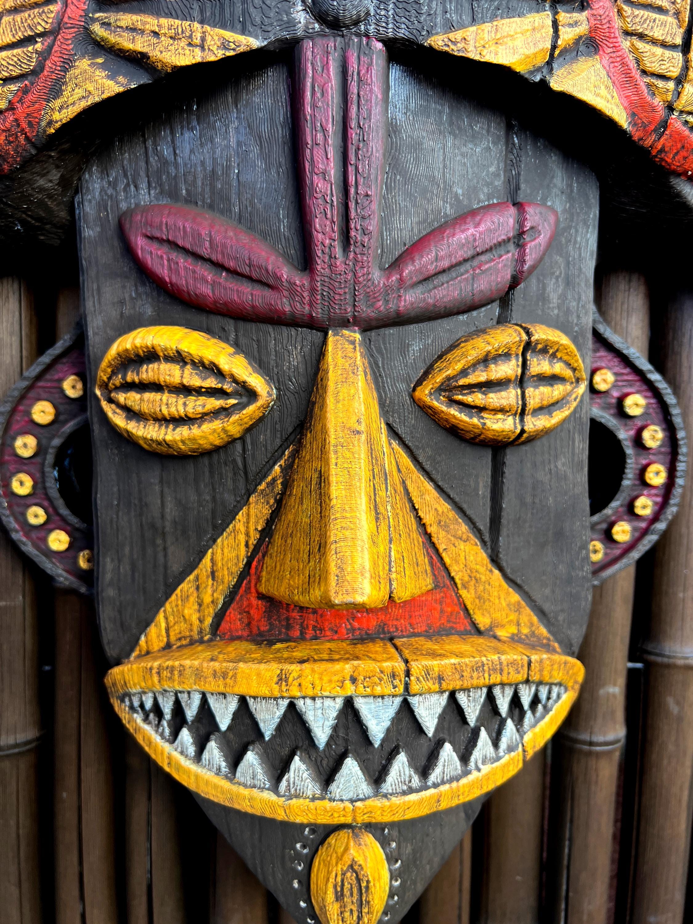 Enchanted Tiki Room Pele Mask Replica – Disneyland Prop From ...
