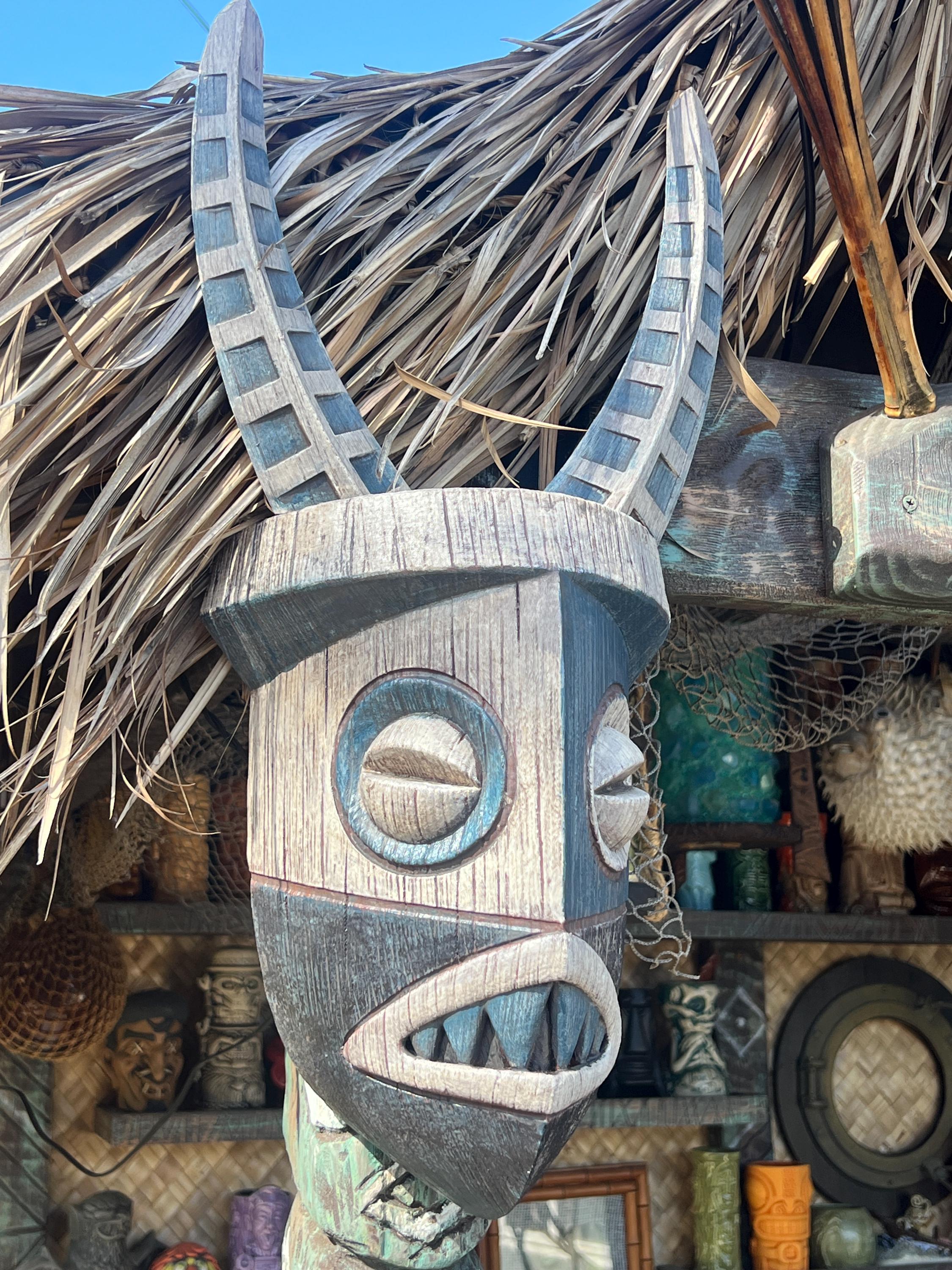 Premium Adventureland Tiki Mask “makoro” – Handcrafted Disney Prop ...