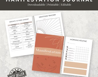 Digital Manifestation Journal – Daily Scripting Prompt Template| Law of ...