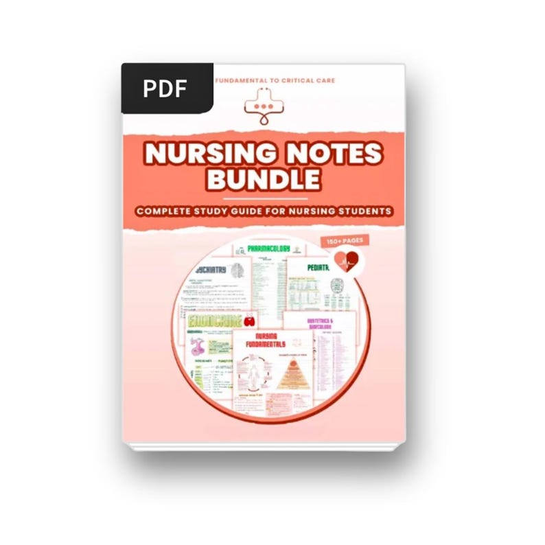 Nursing Notes Bundle - Etsy