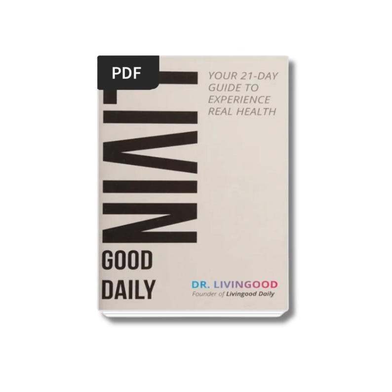 Livingood Daily Your 21-day Guide to Experience Real Health - Etsy