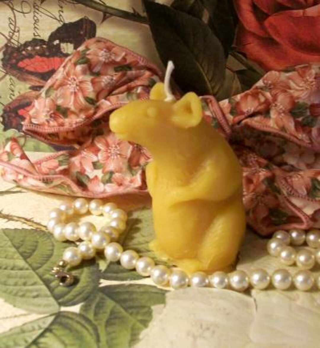 Free USA Shipping Beeswax Rat Mouse Candle - Etsy