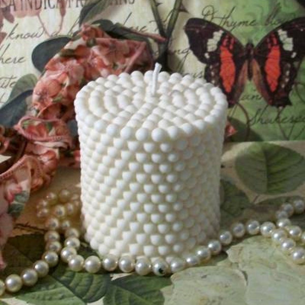 Pearl Candle - Etsy