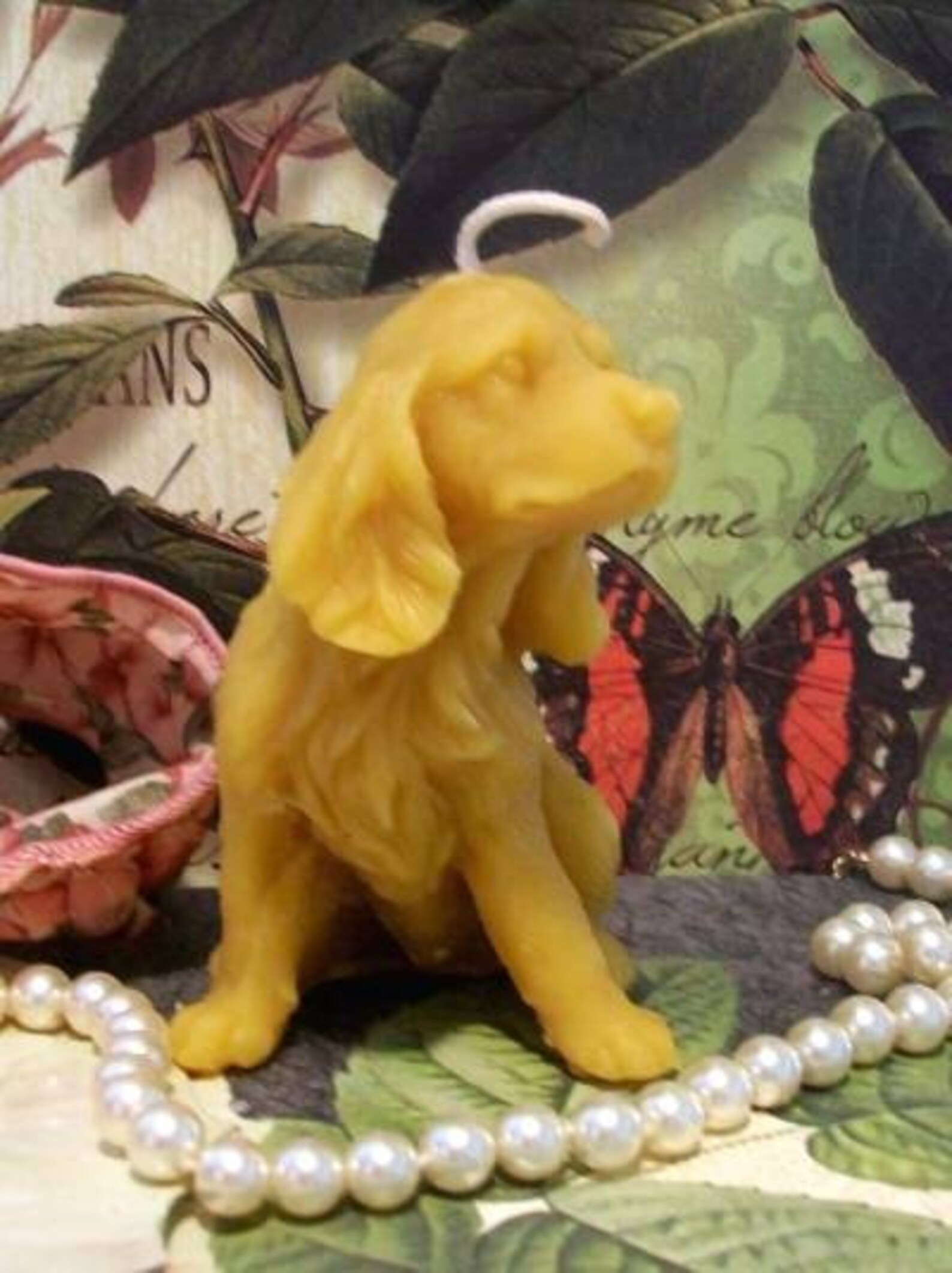 Free USA Shipping Beeswax Dog Candle Cocker Spaniel Puppy Dog - Etsy