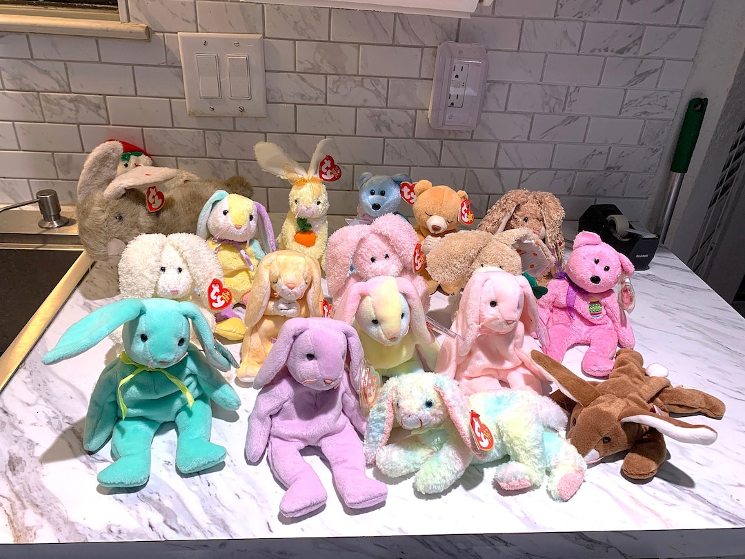 Ty Beanie Babies Easter Beanies Rabbit Bunny Beanies Price Varies - Etsy