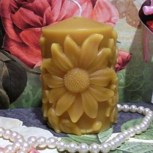Free USA Shipping Beeswax Scarab Beetle Pillar Candle - Etsy