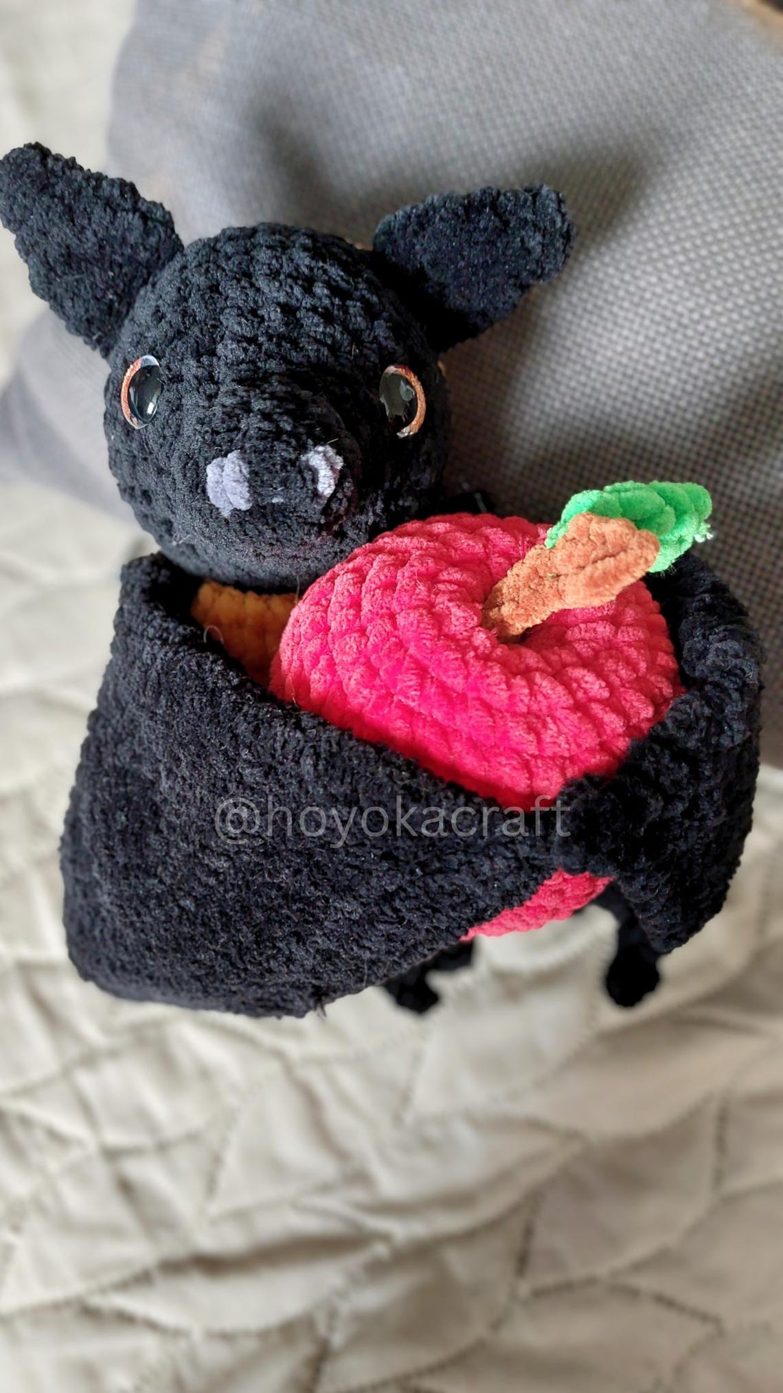 Fruit Bat Crochet Pattern: With 3 Different Fruit (PDF Pattern) - Etsy