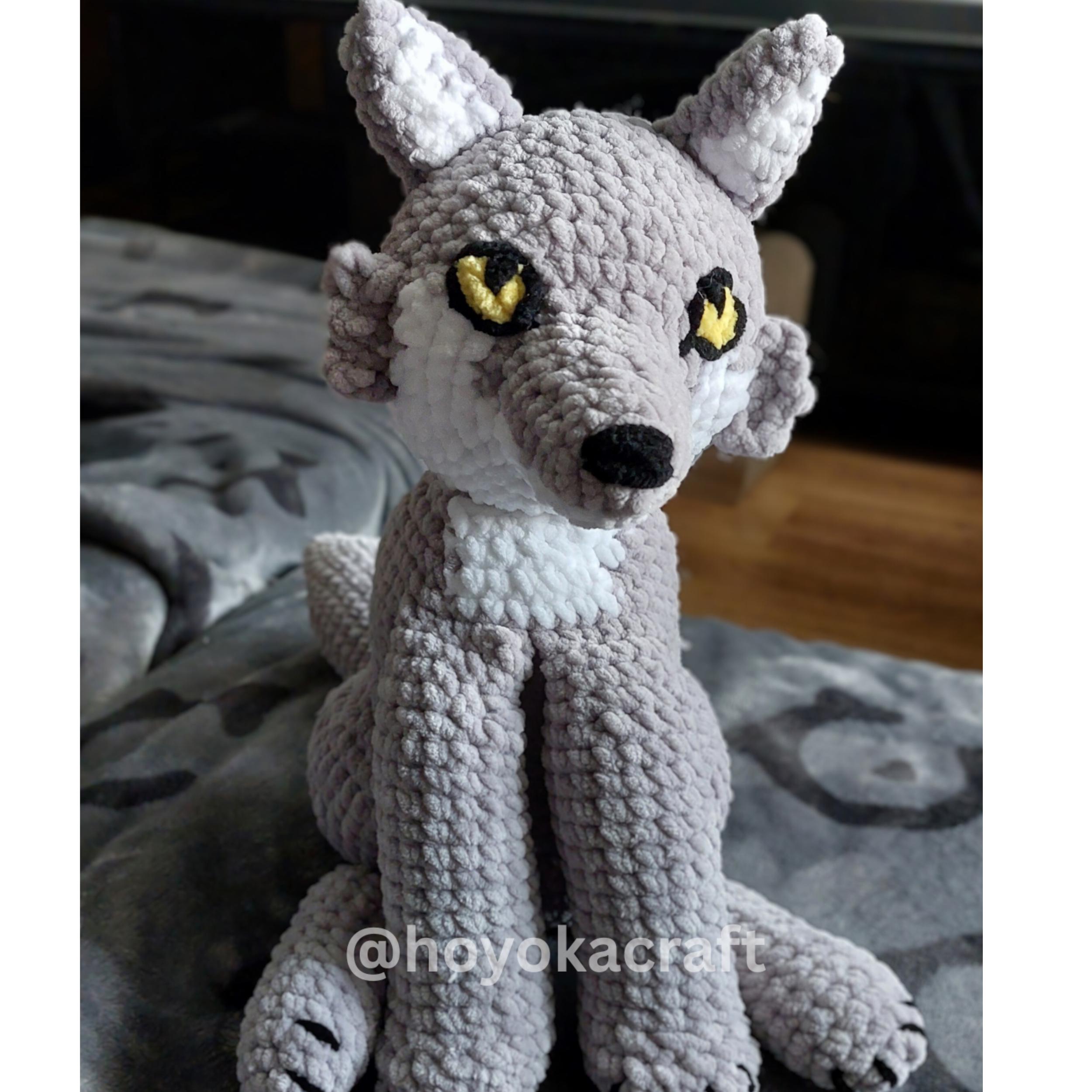 Wolf Crochet Pattern: Low Sew (PDF Pattern) - Etsy