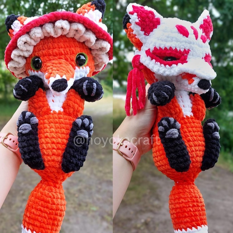 Stuffie Fox Pattern - Etsy UK