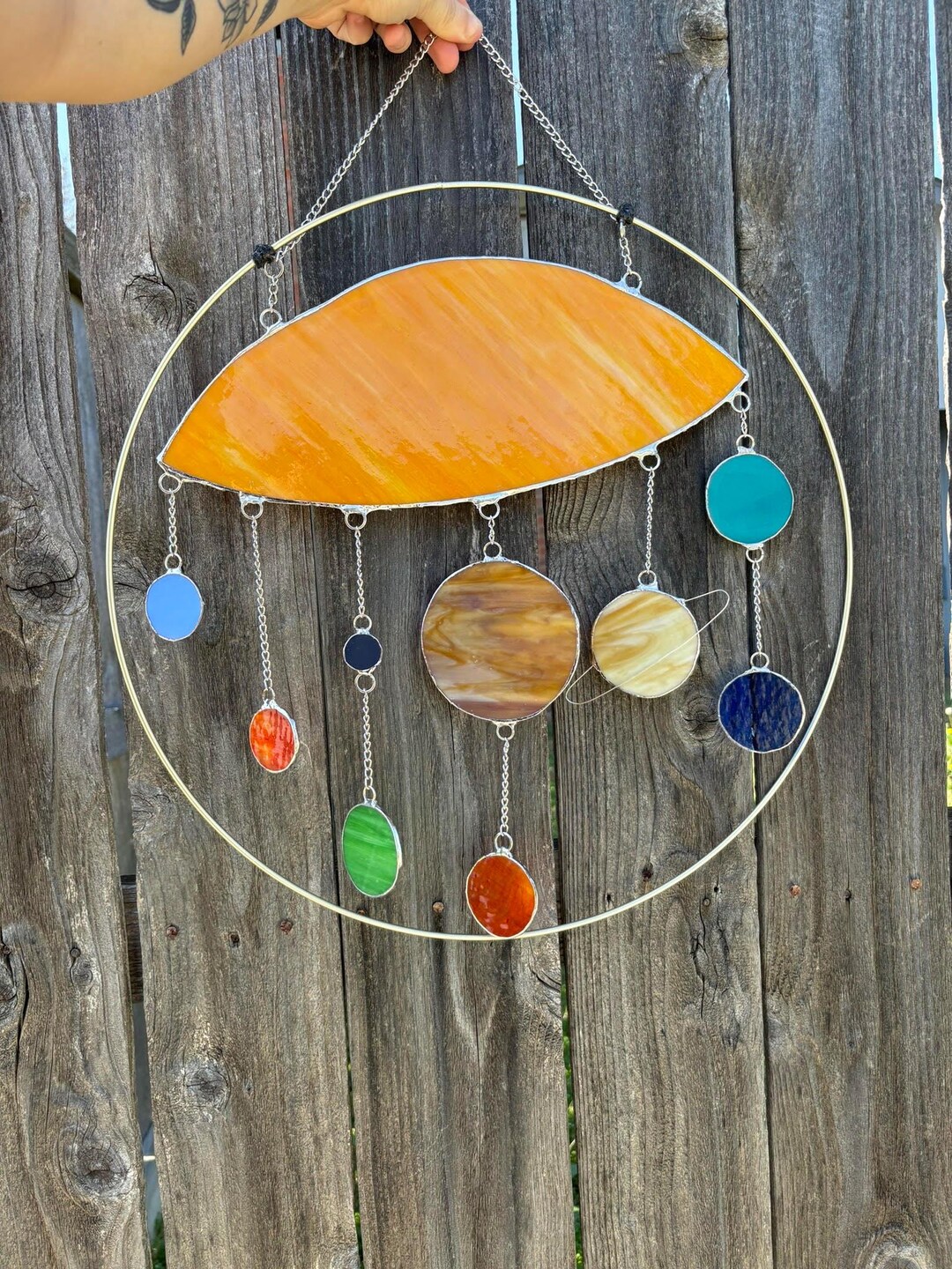 Galaxy Stained Glass Artwork - Etsy