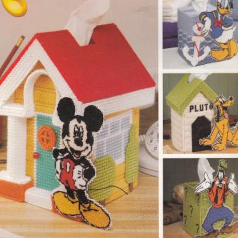Plastic Canvas Mickey Mouse - Etsy