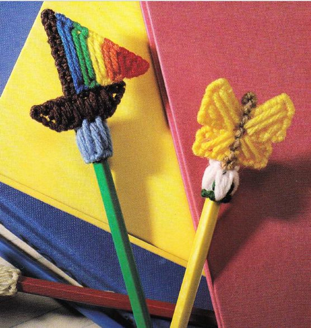 Vintage PDF Plastic Canvas Pattern - Summertime Toppers - Etsy