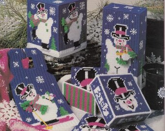 Musical Frosty the Snowman Plastic Canvas Pattern PDF - Etsy