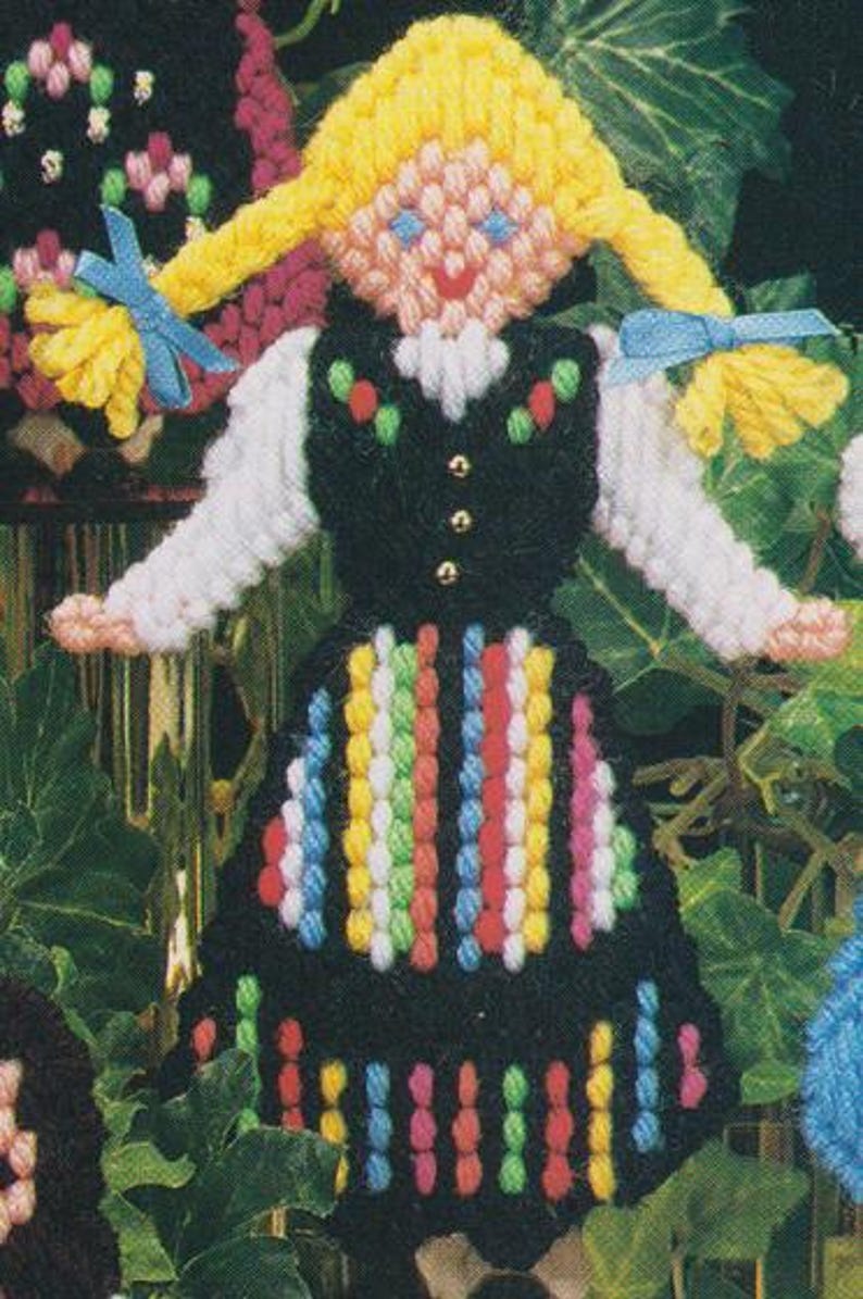 Vintage PDF Plastic Canvas Pattern - Dolls Around the World Chapter ...