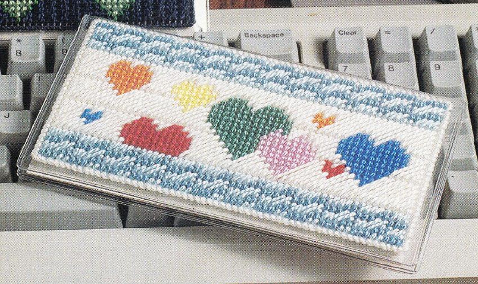 Vintage PDF Plastic Canvas Pattern - Stylish Checkbook Covers - Now ...