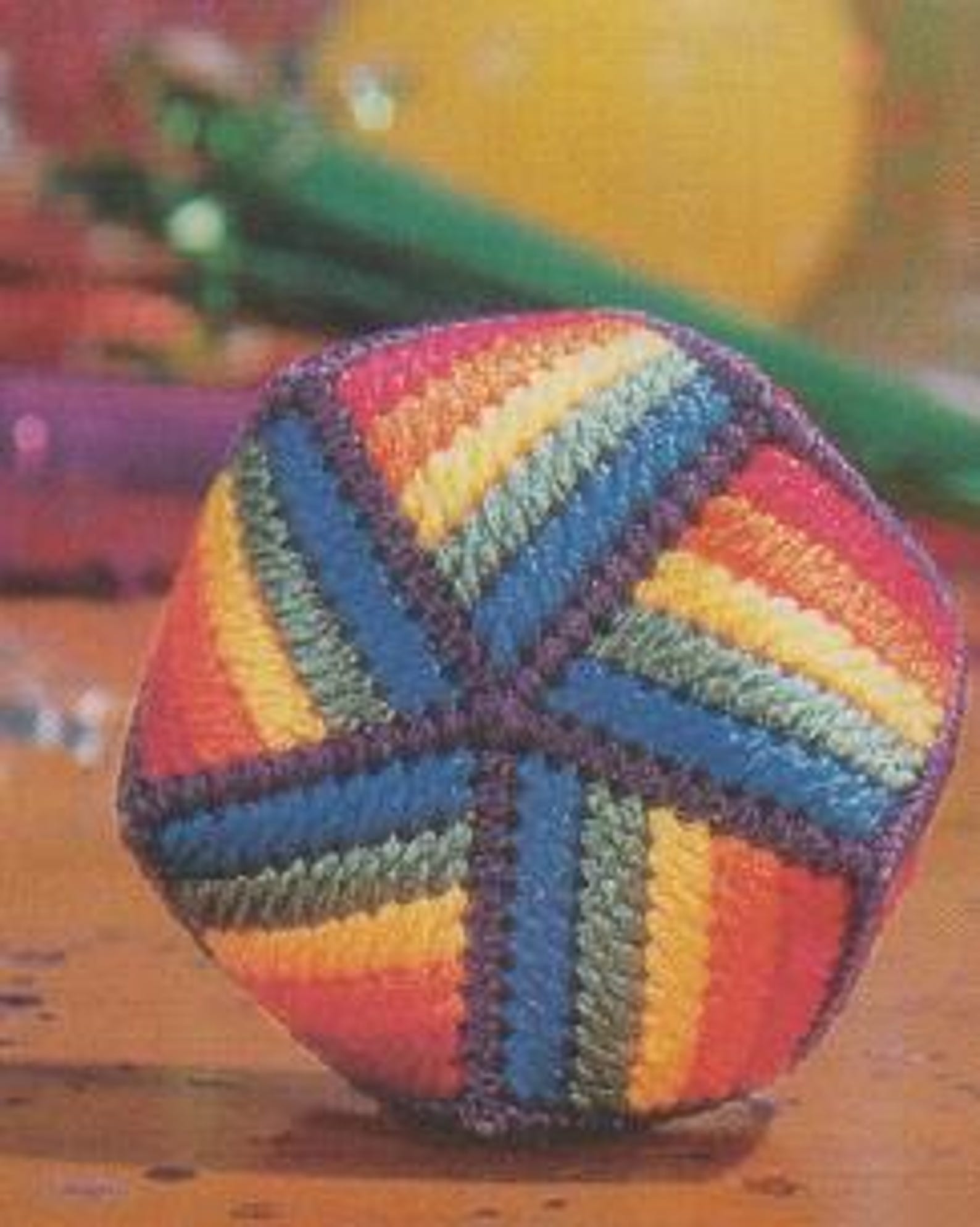 Vintage PDF Plastic Canvas Pattern - Festive Paperweights - Etsy