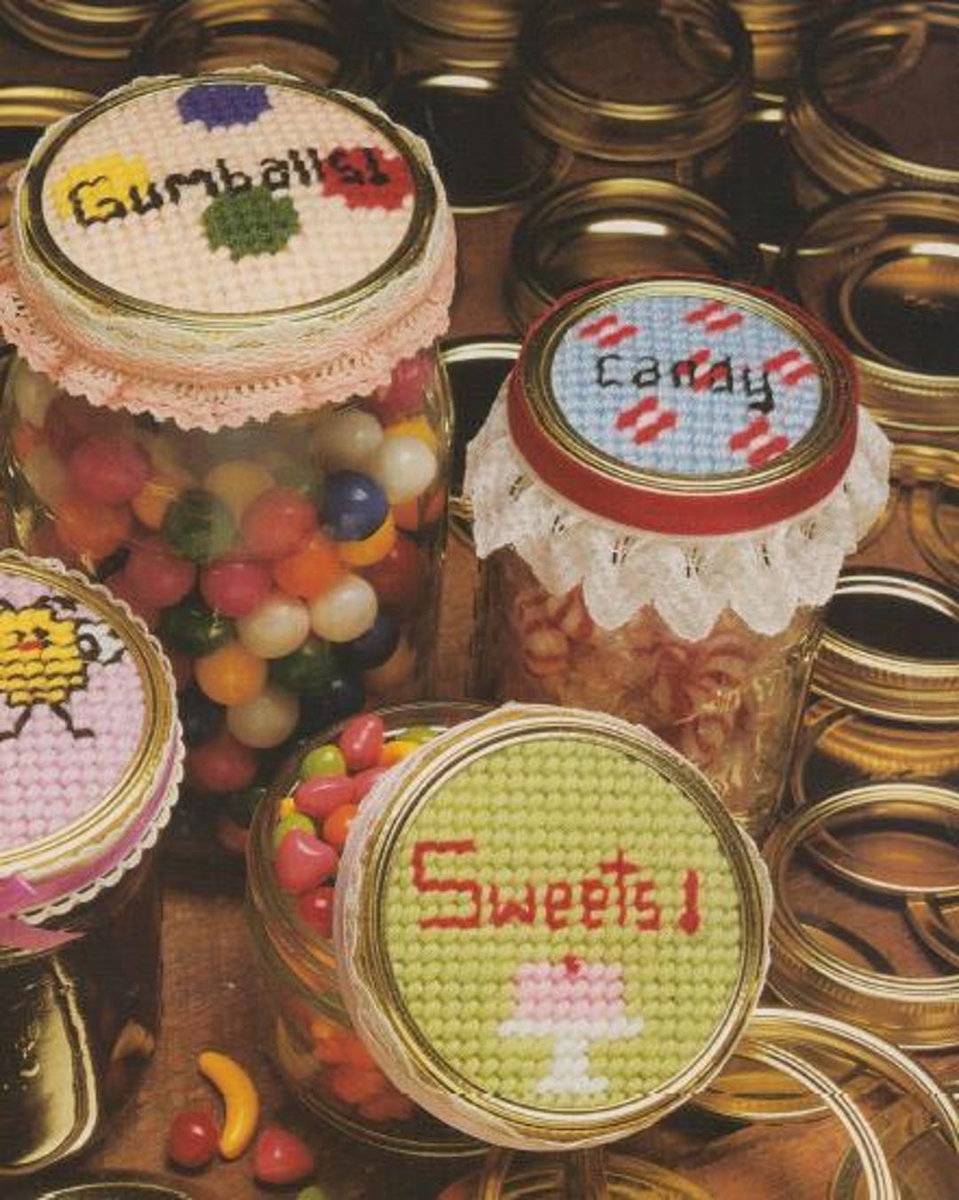 PDF Plastic Canvas Pattern - Jar Toppers - Etsy