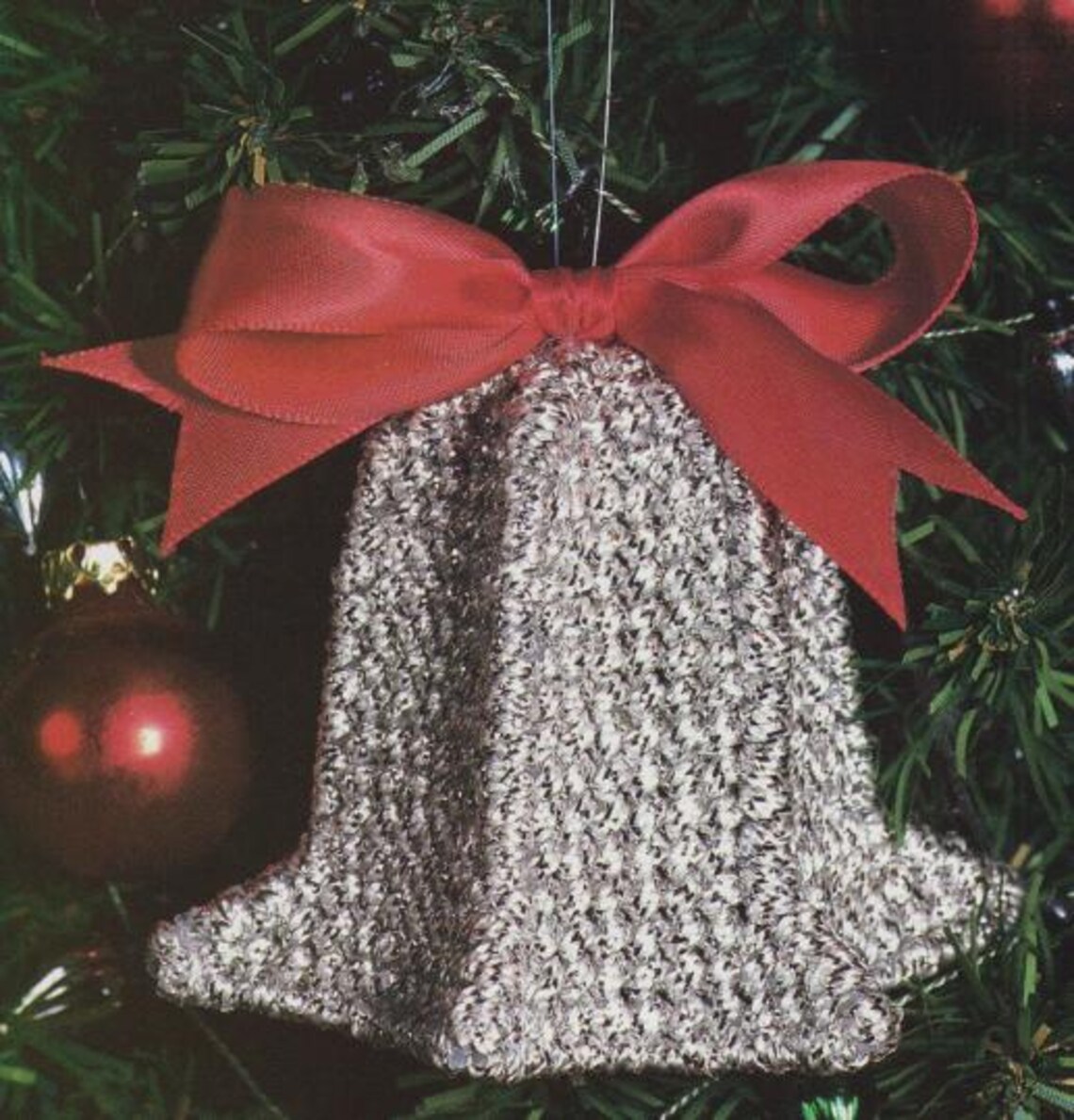 Vintage PDF Plastic Canvas Pattern - Beautiful Bell - Etsy