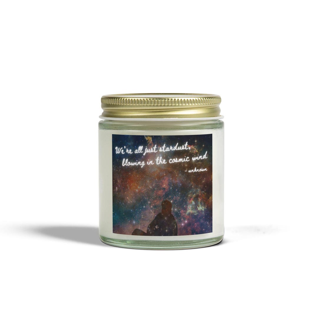 Stardust Blowing in the Cosmic Wind Candle, Spiritual Universe Vibes ...