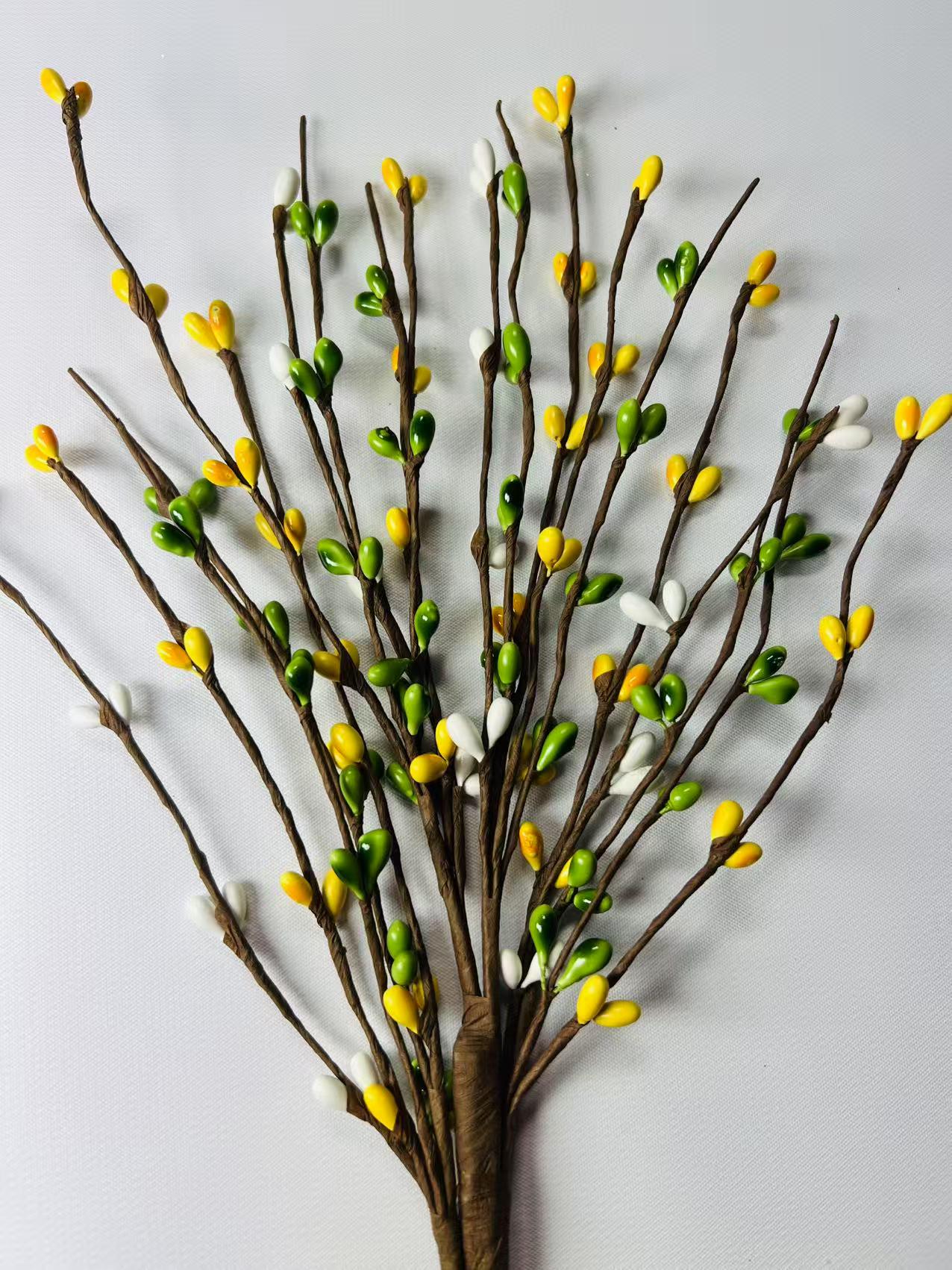 14" Spring Pip Berry Spray: Rustic Farmhouse Floral Stem - Etsy