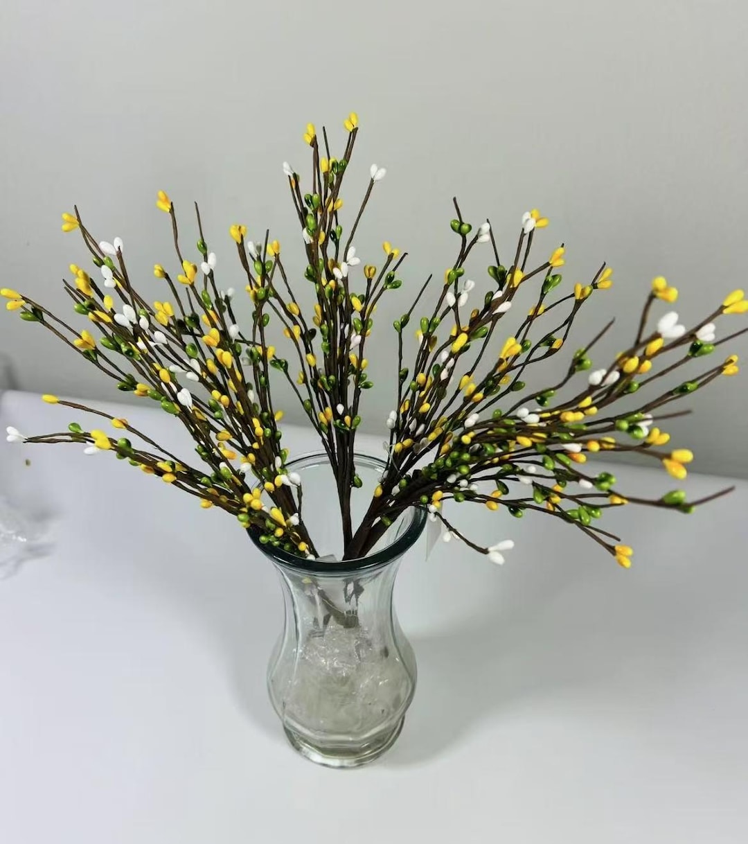 14" Spring Pip Berry Spray: Rustic Farmhouse Floral Stem - Etsy
