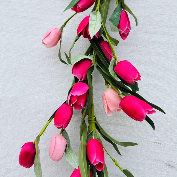 Spring Floral Garland - Etsy