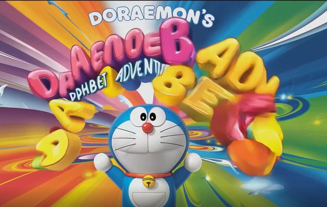 5 Digital Prints DORAEMON in the Alphabet World Part 1 - Etsy