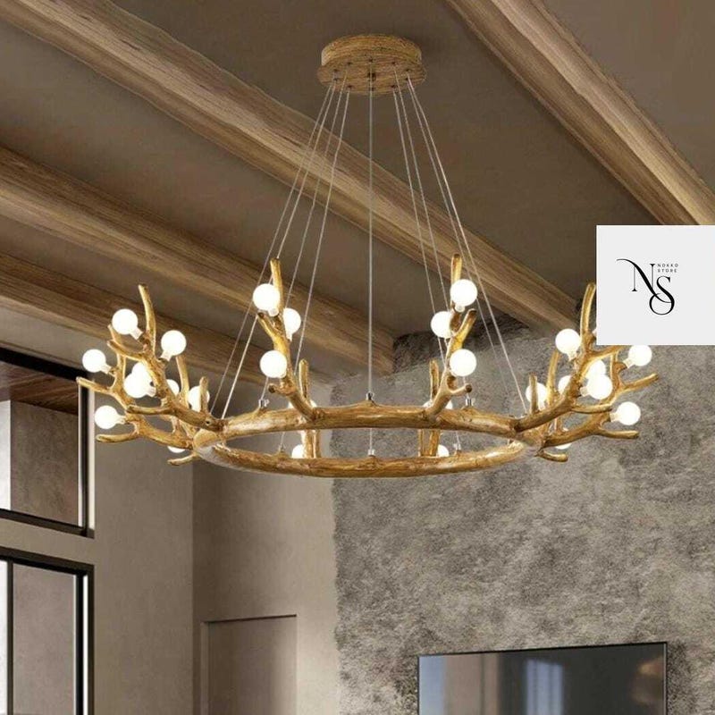 Antler Chandelier - Etsy