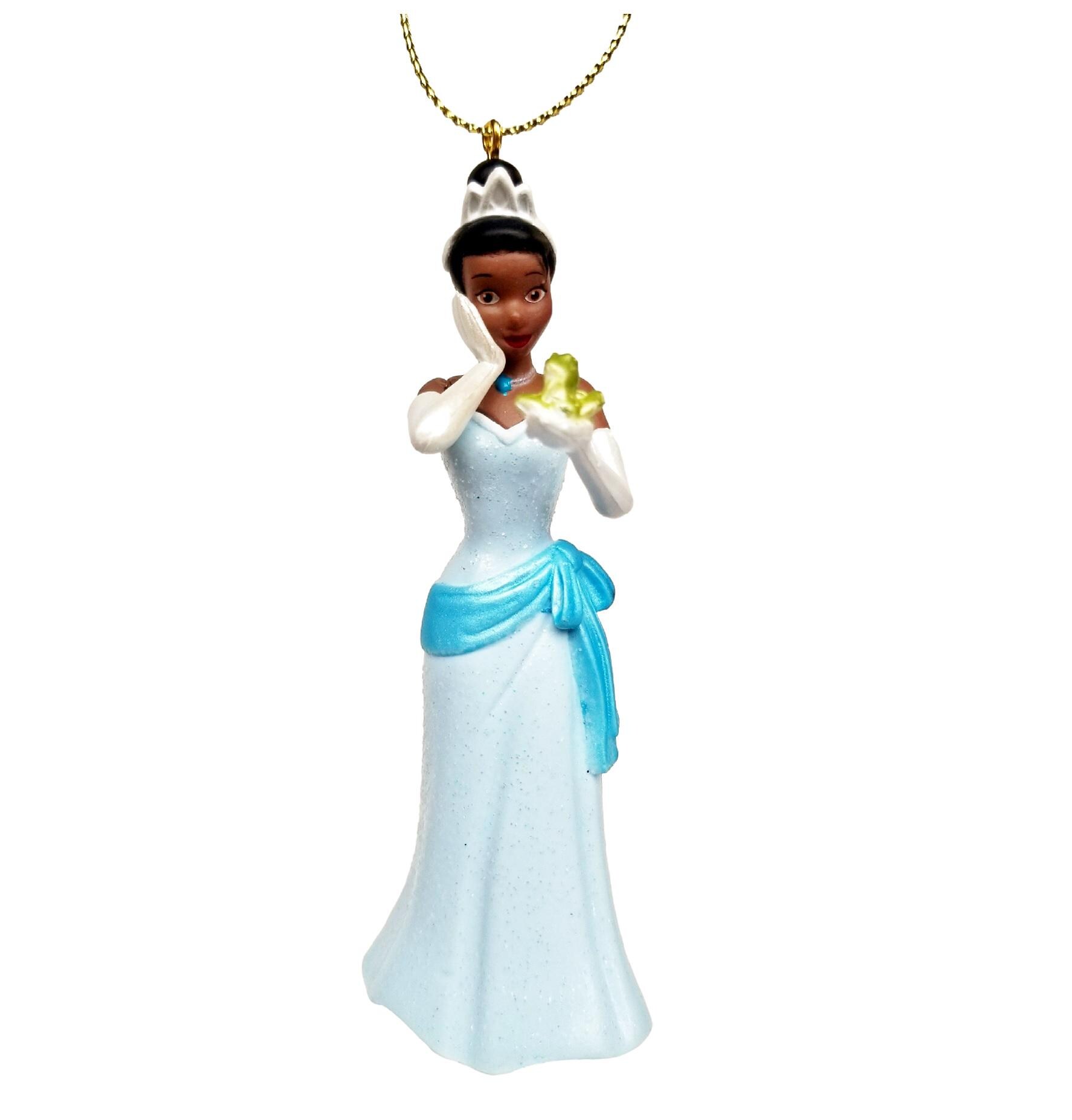 Princess Tiana Ornament Figure Figurine Blue Gown Christmas Ornament ...