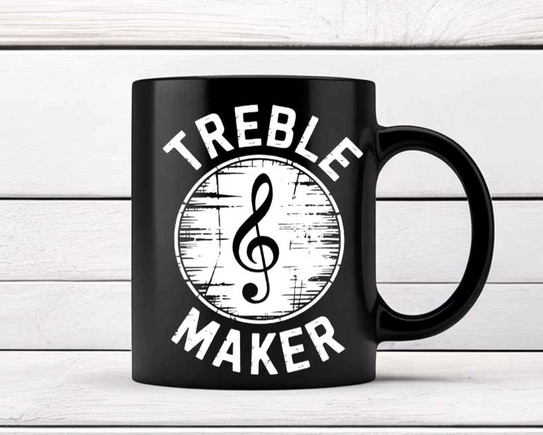 Music SVG PNG Bundle, Treble Maker Funny Musician Design, Band Teacher ...